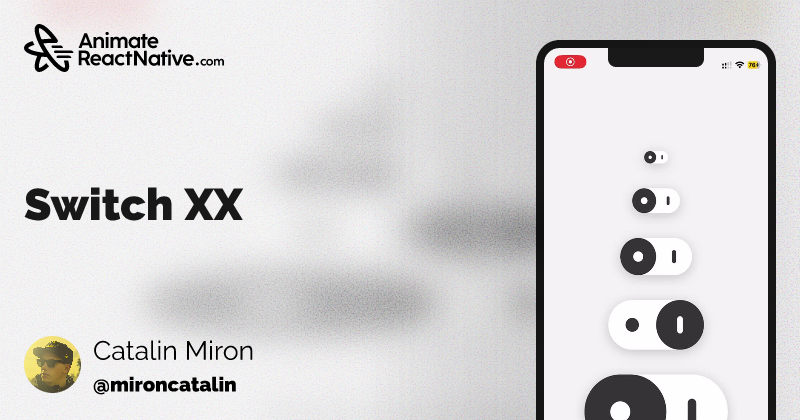 React Native Animations - Switch XX